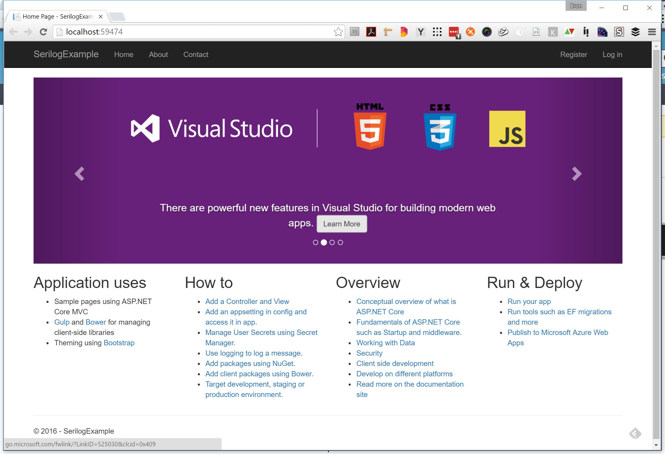Structured Logging with Serilog in ASP.NET Core - Bron Thulke - Web ... Structured Logging with Serilog in ASP.NET Core - Bron Thulke - Web ...
